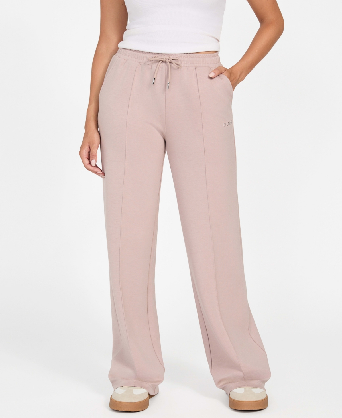 Click here for Guess Womens Gelsey Regular-Fit Straight-Leg Pants... prices