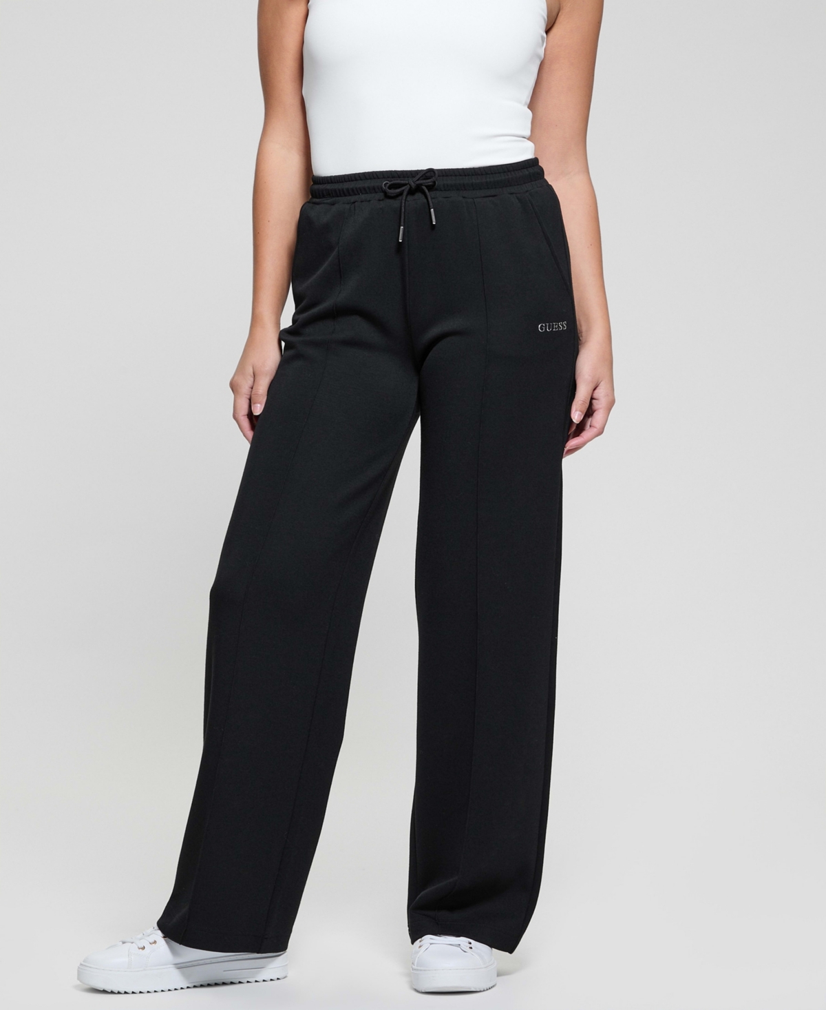Click here for Guess Womens Gelsey Regular-Fit Straight-Leg Pants... prices