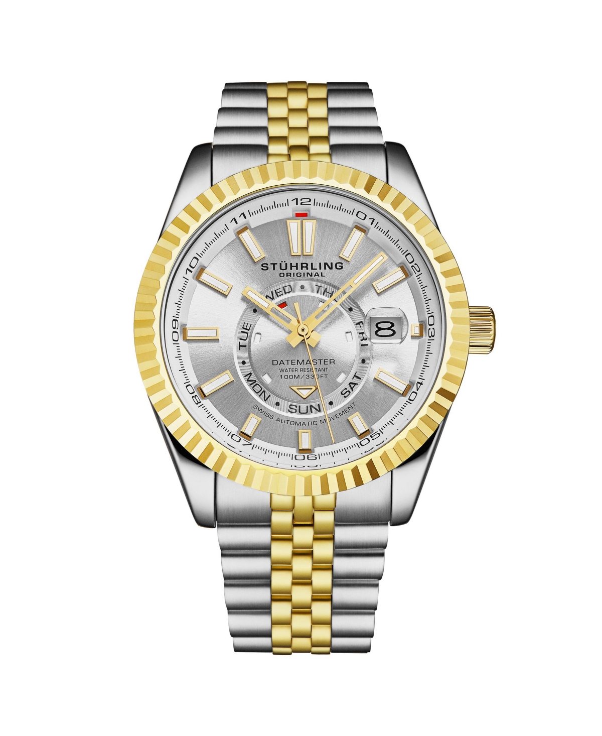 Click here for Stuhrling Datemaster Ii Men s Swiss Automatic 42mm... prices