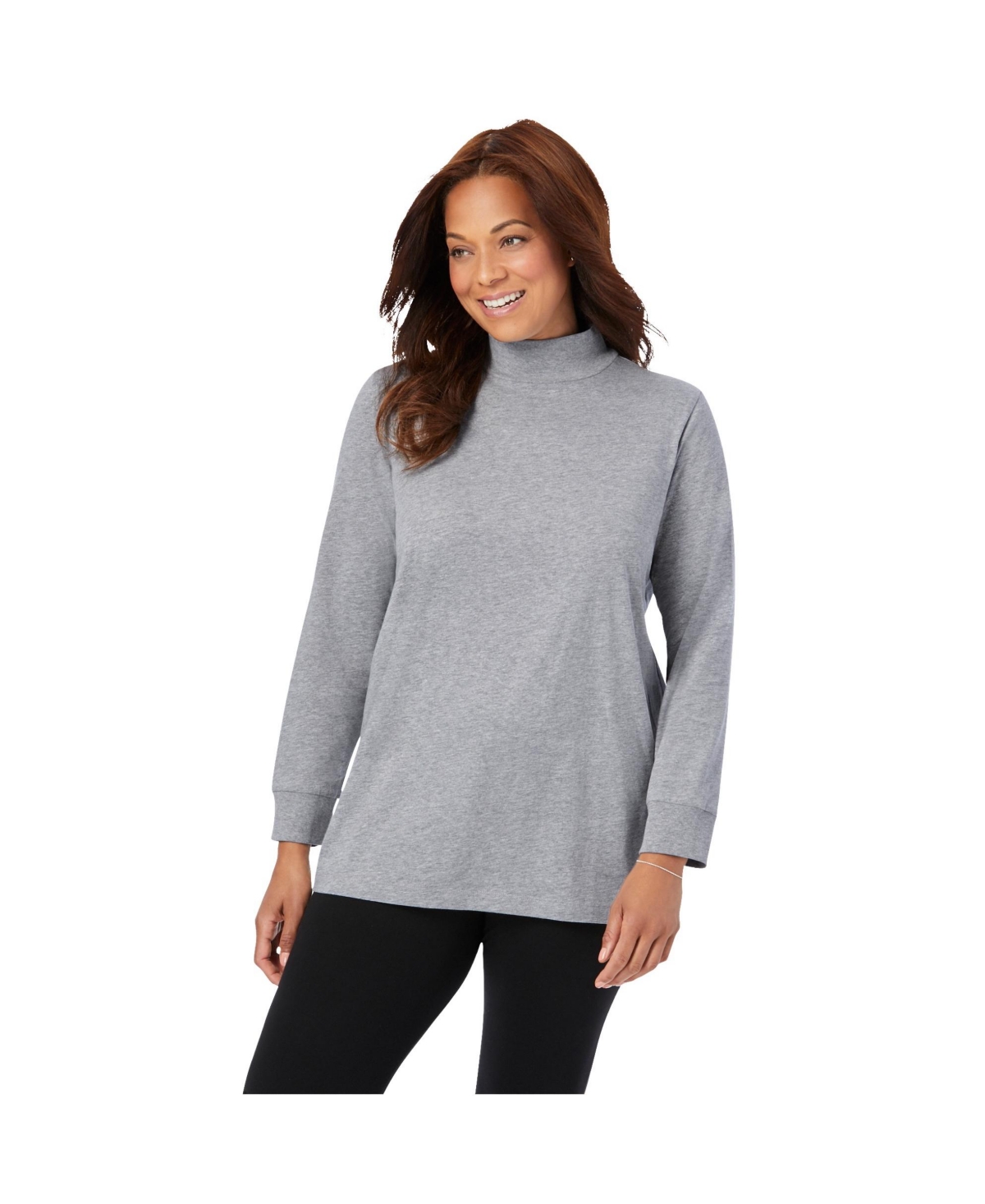 Click here for Woman Within Plus Size Within Perfect Long-Sleeve... prices