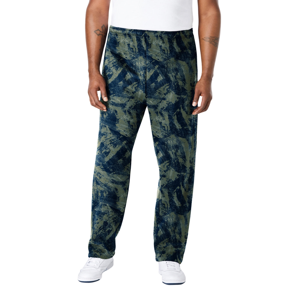 Click here for KingSize Big & Tall Fleece Open-Bottom Sweatpants... prices