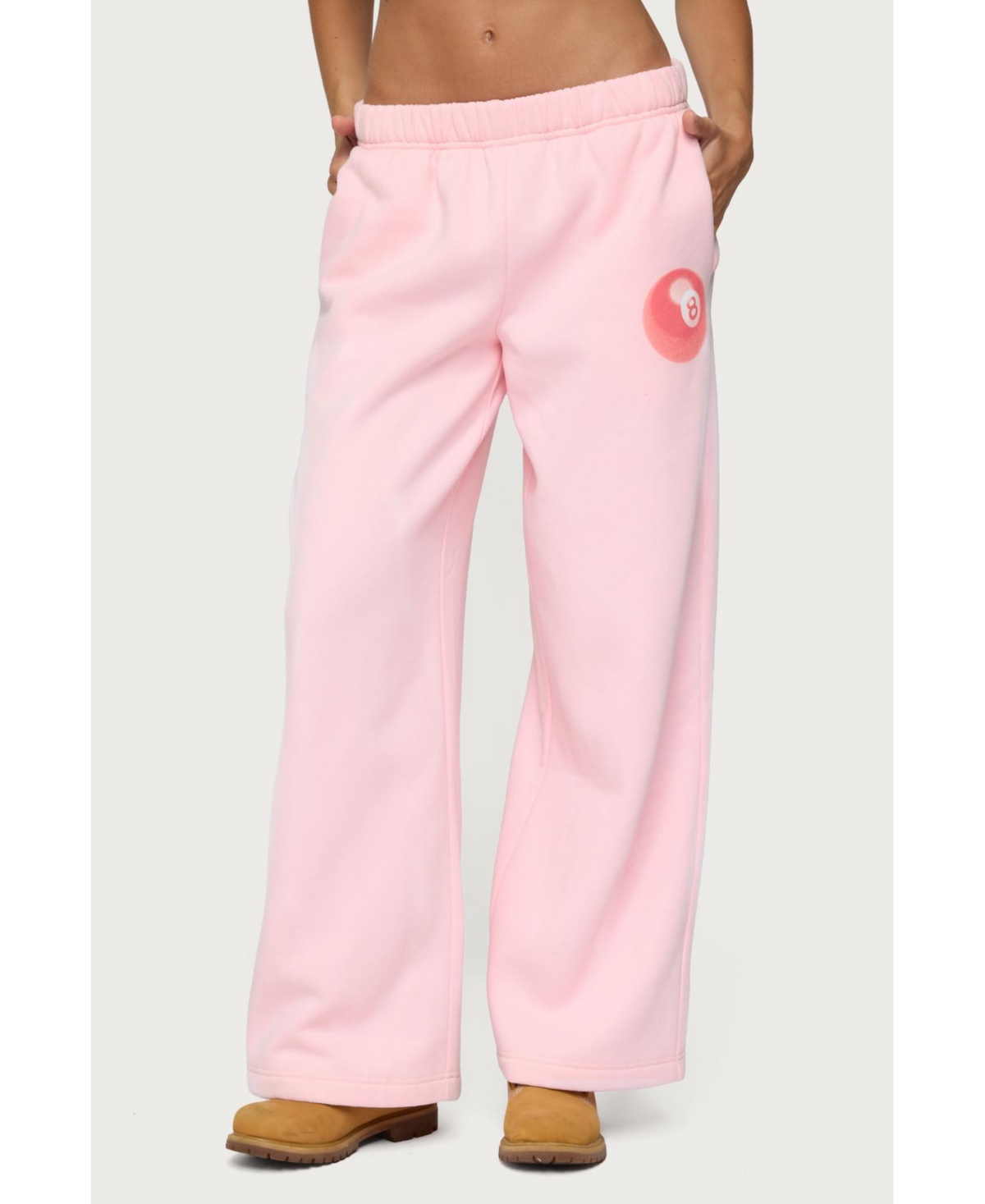 Click here for Edikted Womens Lucky 8 Sweatpants - Light-pink prices