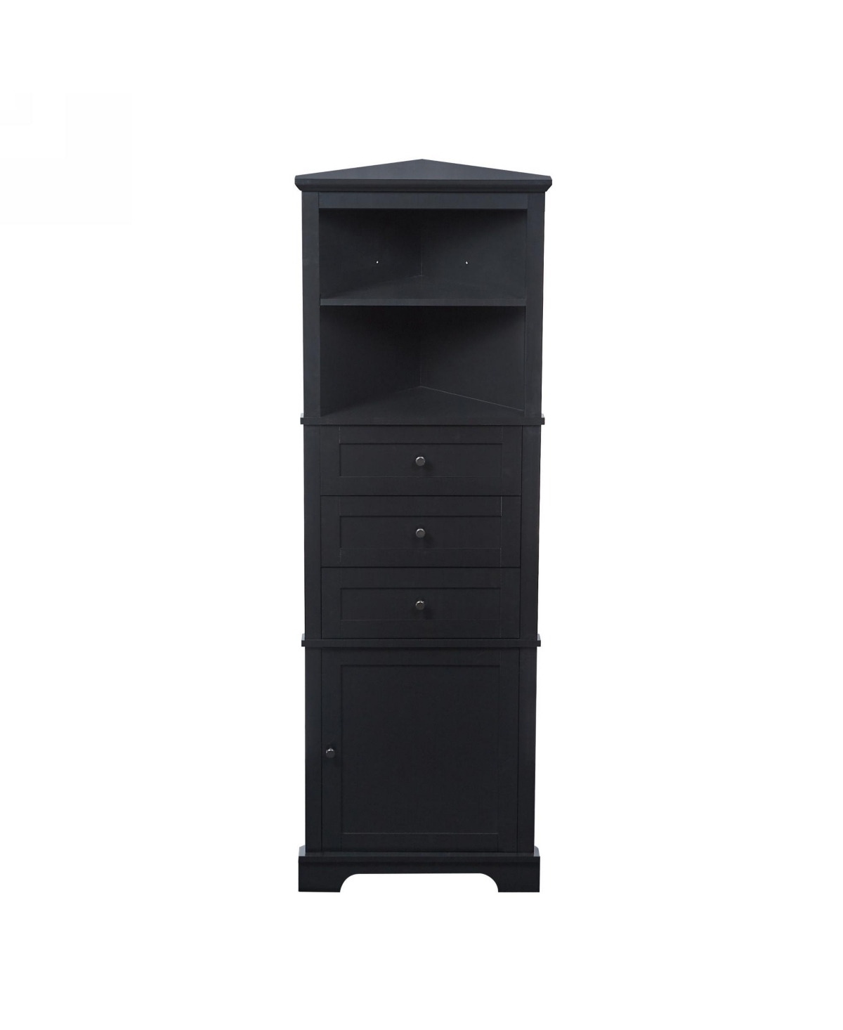 Click here for Triangle Tall Cabinet with 3 Drawers and Adjustabl... prices