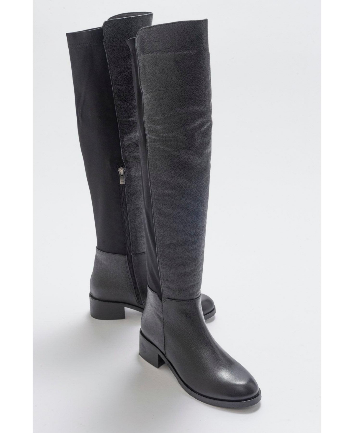 Click here for Forever & Always Shoes Cassie Leather Knee High Bo... prices