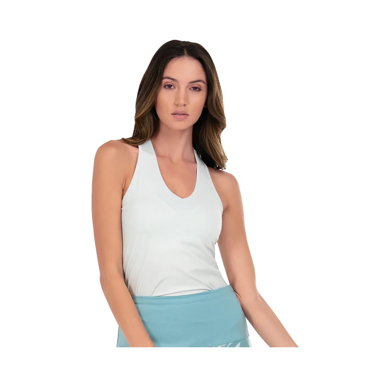 Click here for Lucky In Love Womens V-Neck with Built-In Bra Tenn... prices