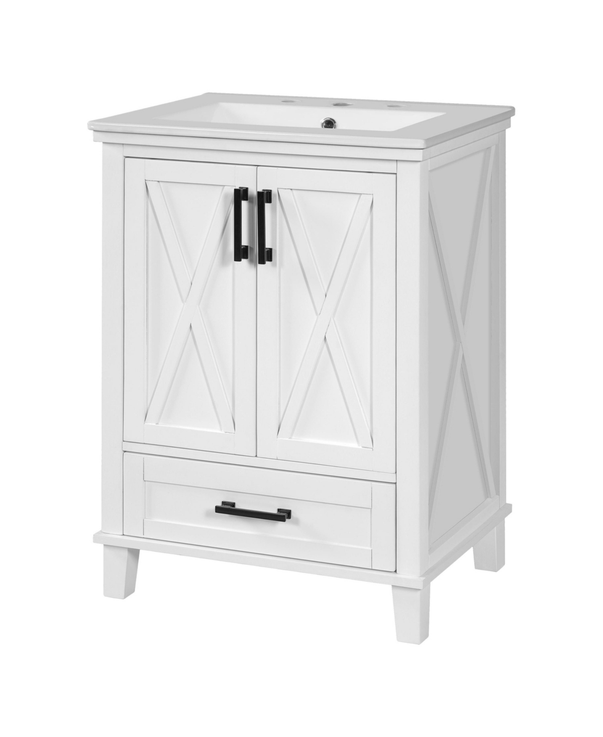 Click here for Casainc 24 Bathroom Vanity with Sink  Solid Wood F... prices