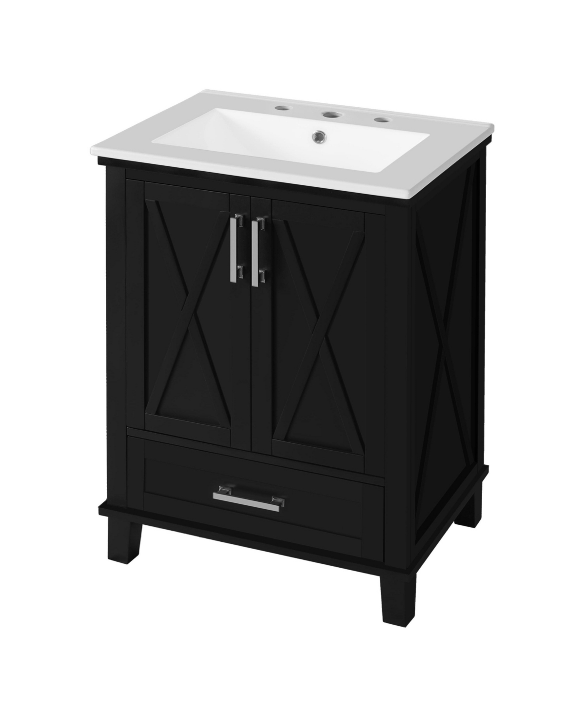 Click here for Casainc 24 Bathroom Vanity with Sink  Solid Wood F... prices