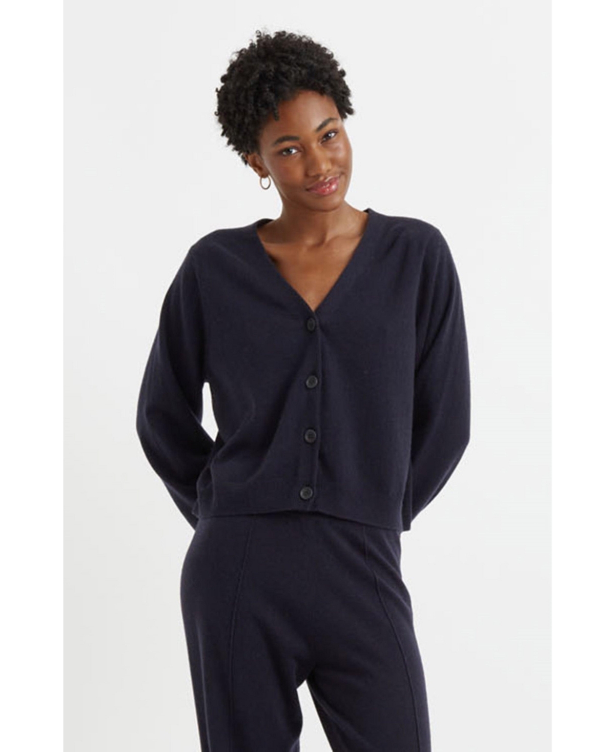 Click here for Chinti & Parker Womens Wool Cashmere Cropped Cardi... prices