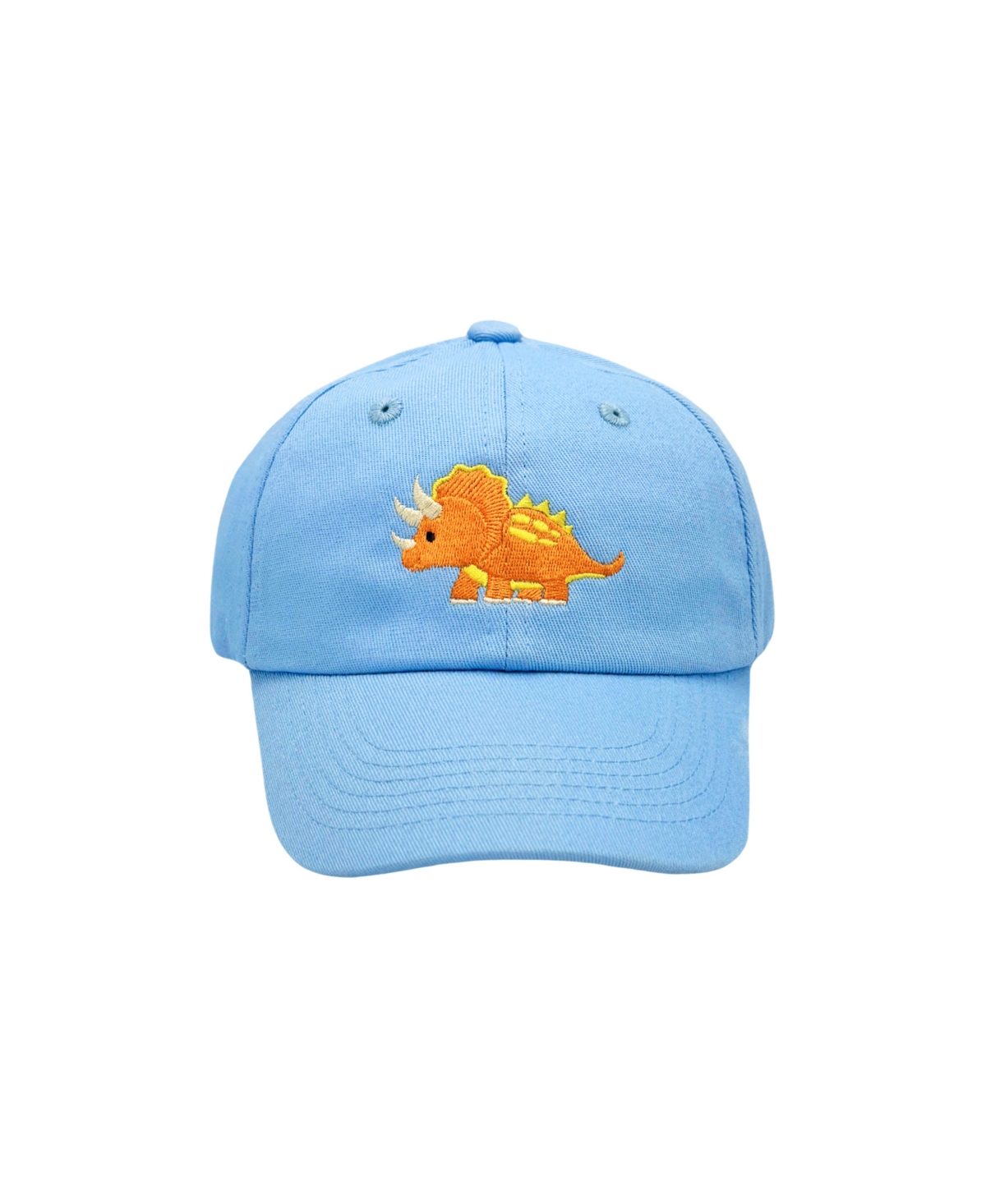 Click here for Bits & Bows Boys Triceratops Baseball Hat in Blue... prices