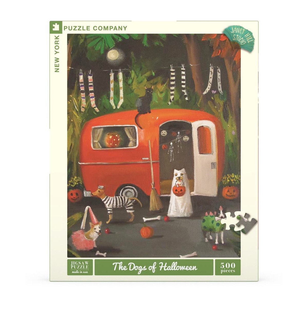 Click here for New York Puzzle Company The Dogs of Halloween 500... prices