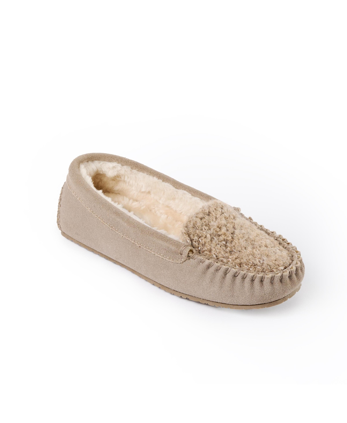 Click here for Minnetonka Womens Cosi Slip On Suede Slippers - Si... prices