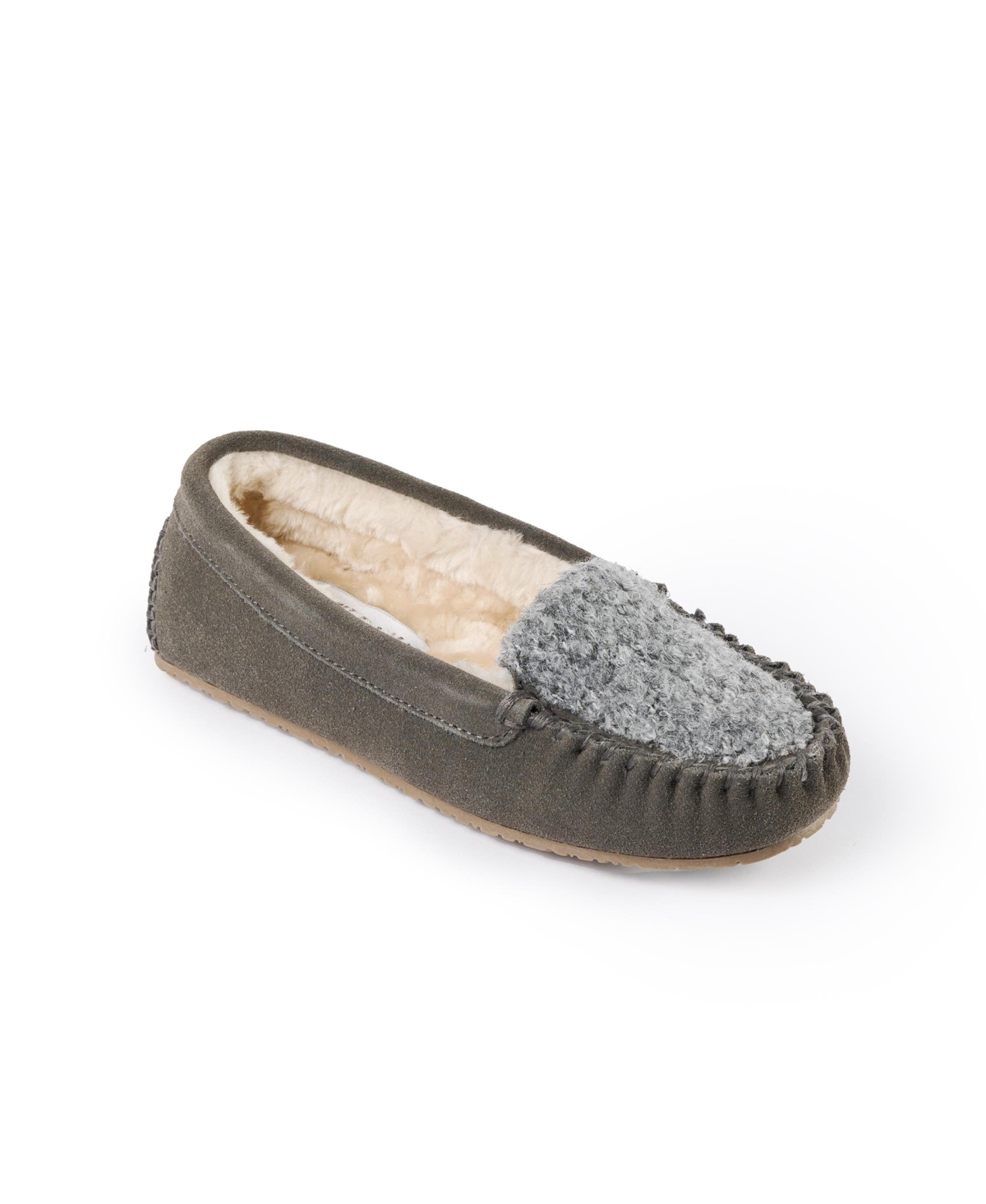 Click here for Minnetonka Womens Cosi Slip On Suede Slippers - Gr... prices