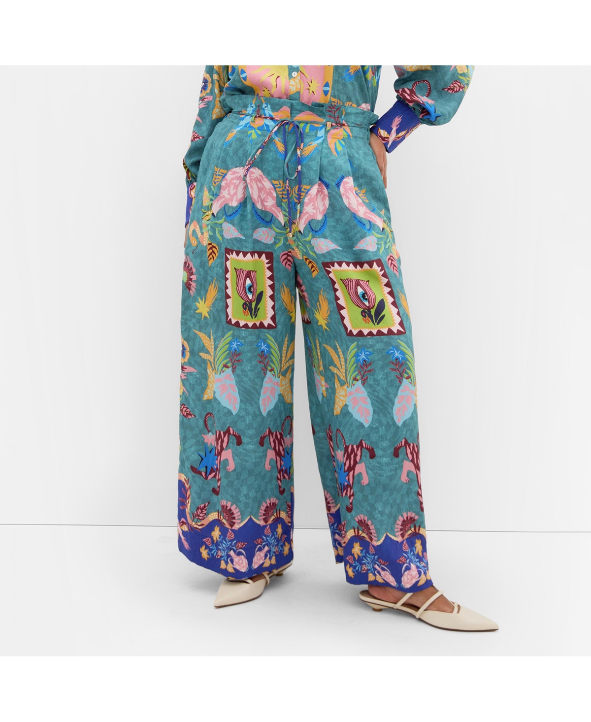 Click here for City Chic Womens Mystic Mirror Me Pant - Mystic ga... prices