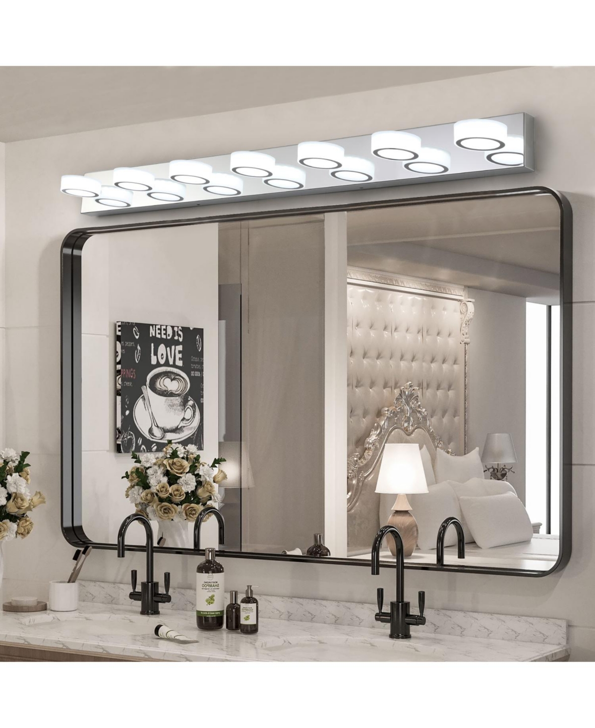 Click here for Streamdale Furniture Modern 7-Light Led Vanity Lig... prices