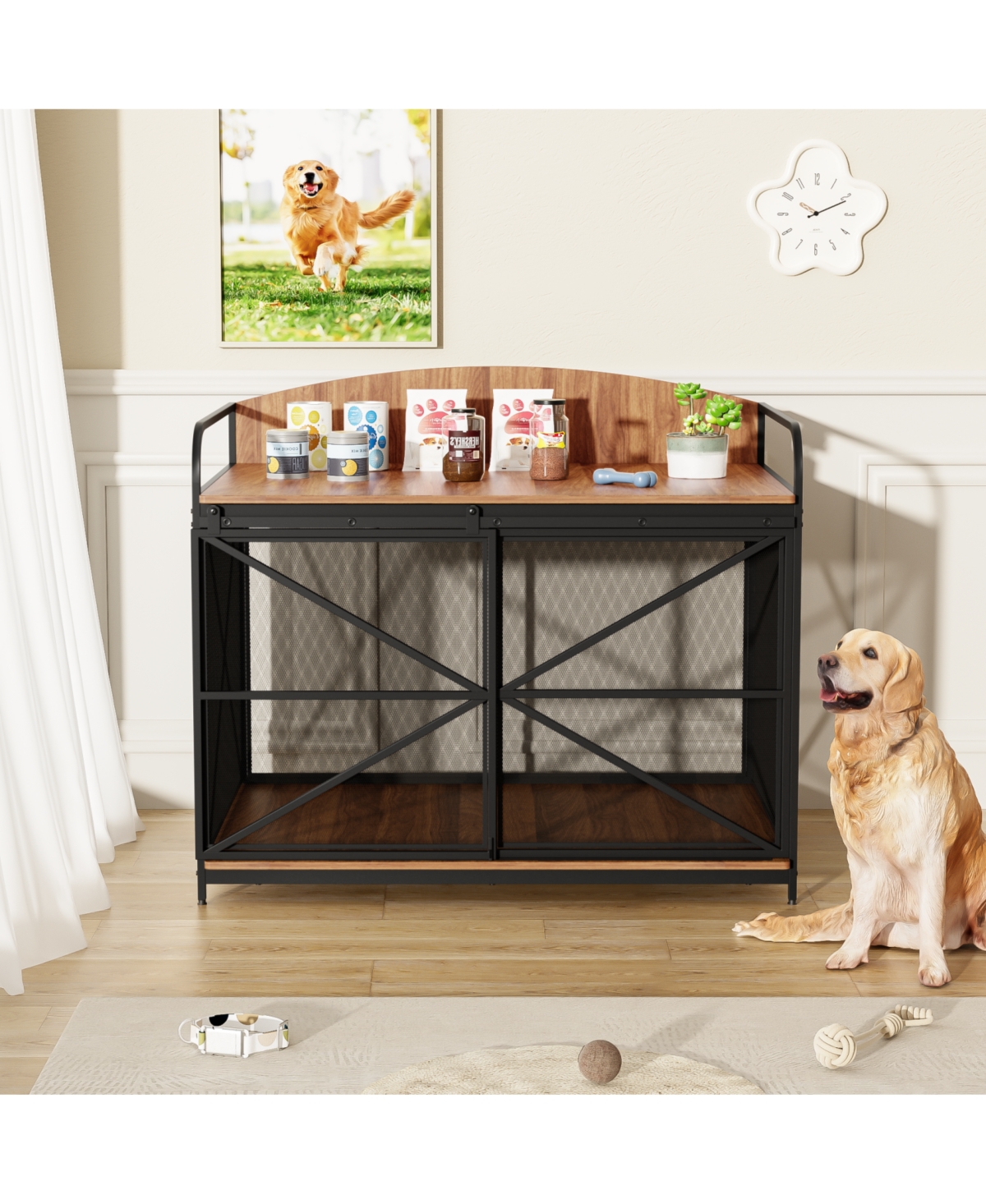 Click here for Streamdale Furniture Dog Crate Furniture - Farmhou... prices