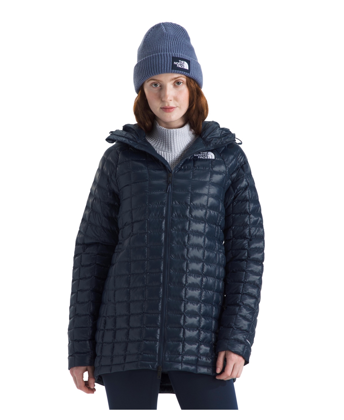 The North Face Womens Thermoball Hooded Parka Jacket - Summit Navy