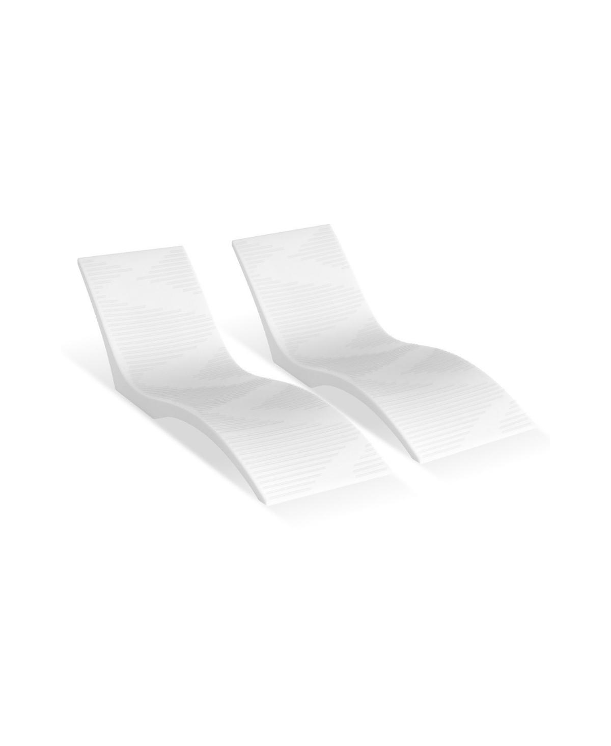 Click here for Slickblue Set of 2 In-Pool Lounge Chairs Chaise Lo... prices