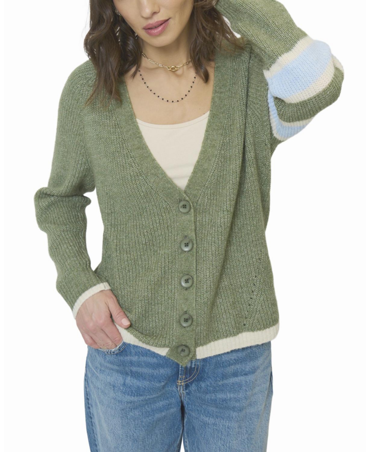 Click here for Central Park West Womens Marley Varsity Cardigan -... prices