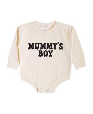Sweet Wink Baby Boy Mummy's Boy Halloween Long Sleeve Romper - Macy's