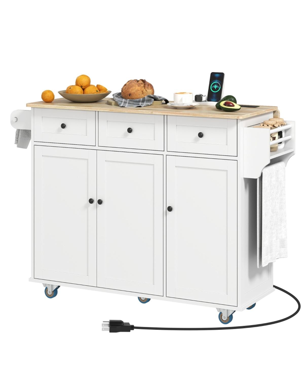 Click here for Slickblue Stylish Kitchen Island Kitchen Cabinet a... prices