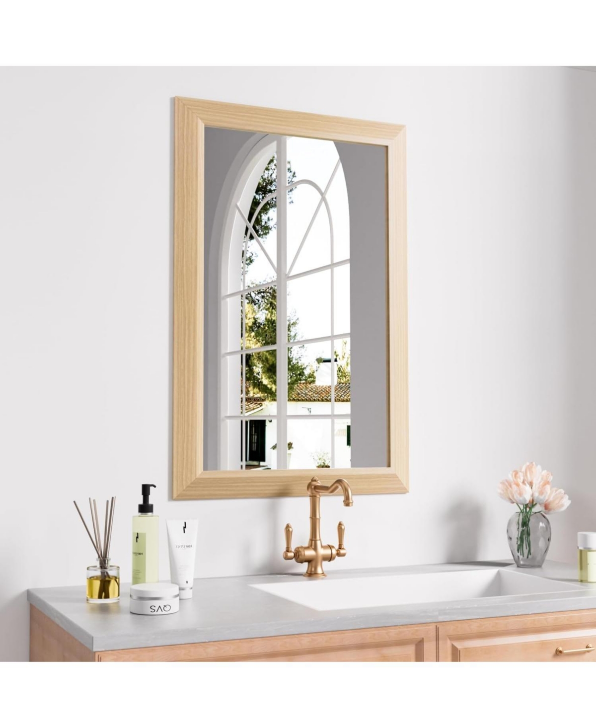 Click here for Amorho Bathroom Mirror  28 x 20 Inch Thick Metal F... prices