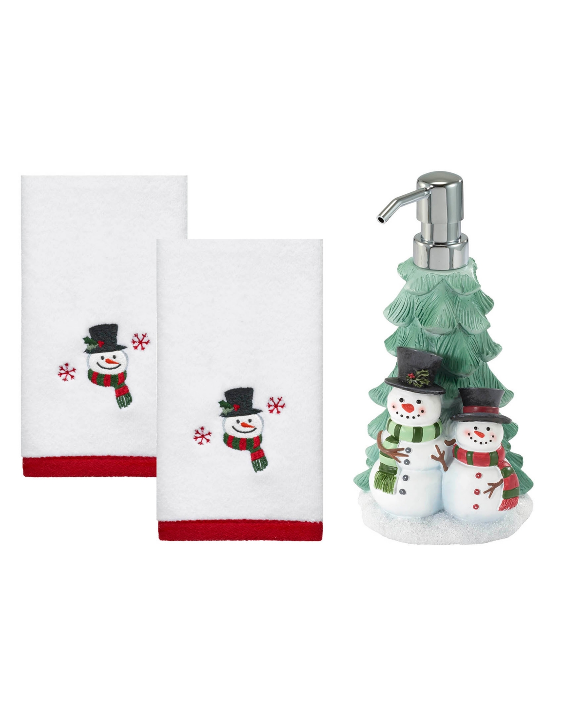Click here for Avanti Winter Snowman Resin Lotion Pump and 2-Pc.... prices