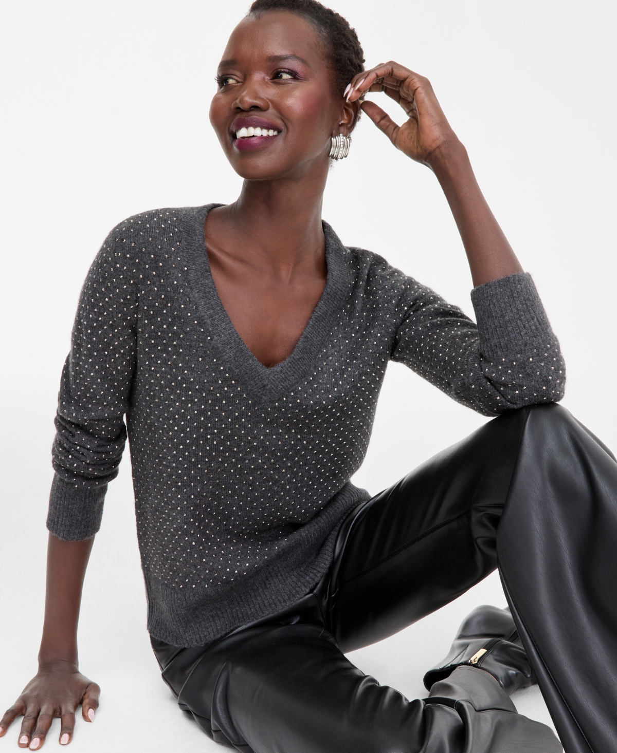 Click here for I.n.c. International Concepts Womens Rhinestone Em... prices