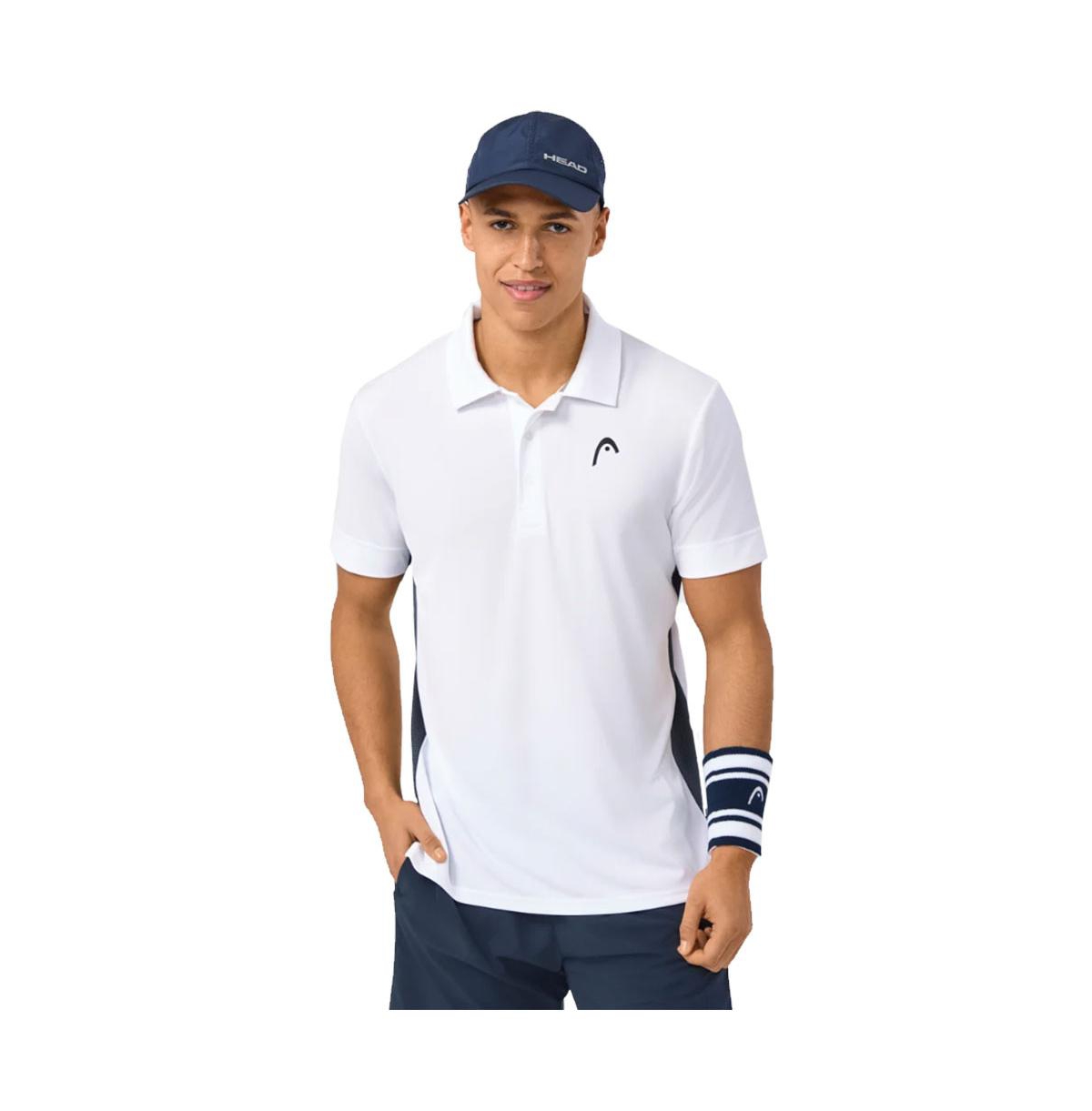Click here for Head Slice Mens Tennis Polo Shirt - White prices