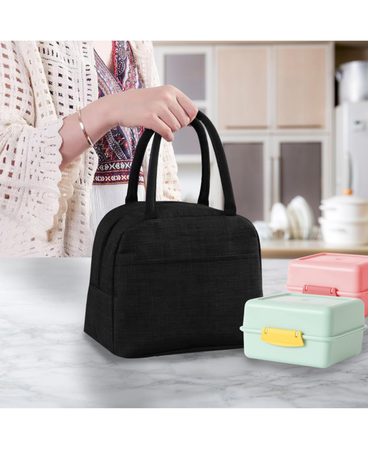 Click here for Insulated Food Tote - Black prices