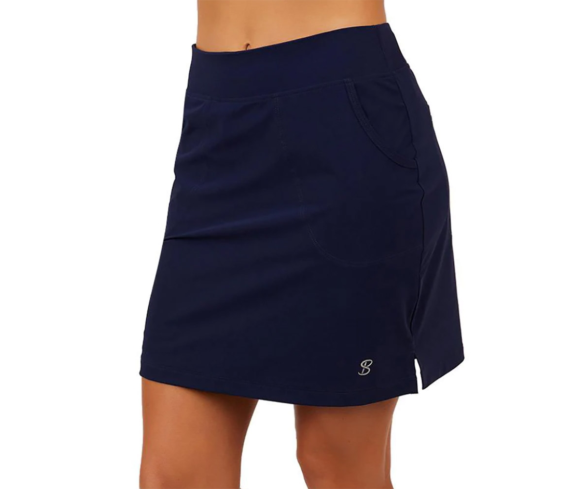 Click here for Sofibella Plus Size 18 in Uv Staples Golf Skort -... prices