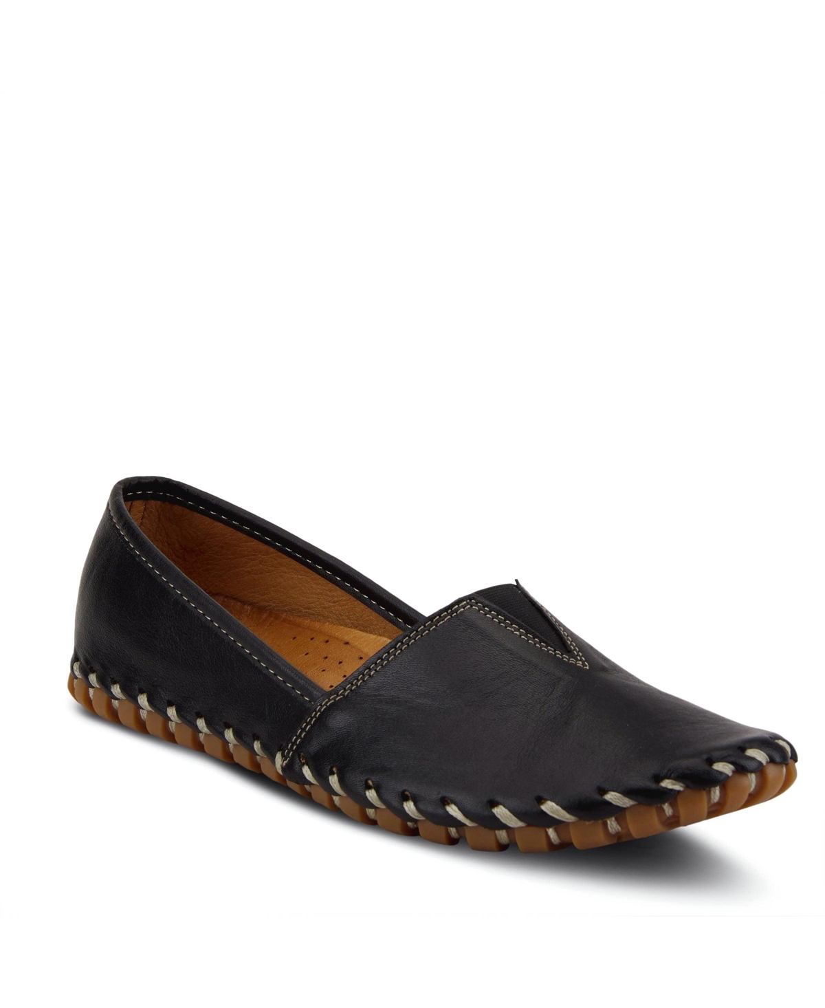 Click here for Spring Step Kathaleta Leather Slip-On Comfort Flat... prices