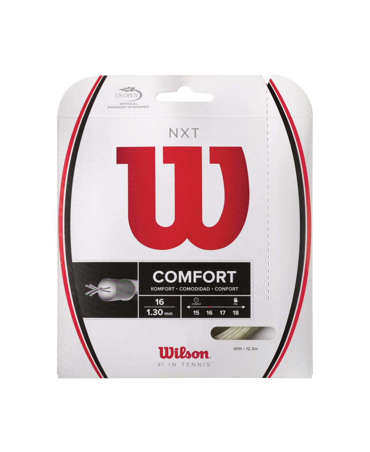 Click here for Wilson Nxt 16g Natural Tennis String prices