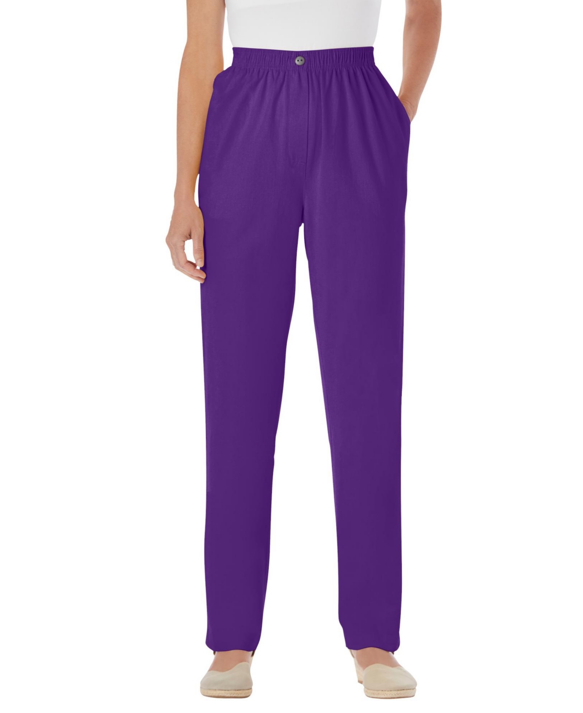 Click here for Woman Within Womens Within 7-Day Straight-Leg Deni... prices