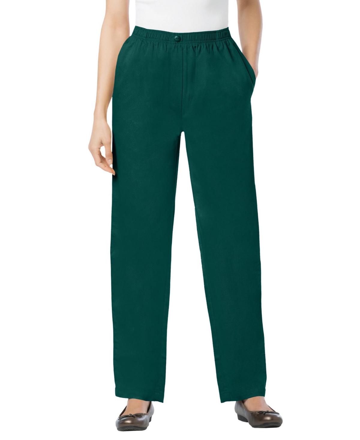 Click here for Woman Within Womens Within 7-Day Straight-Leg Deni... prices