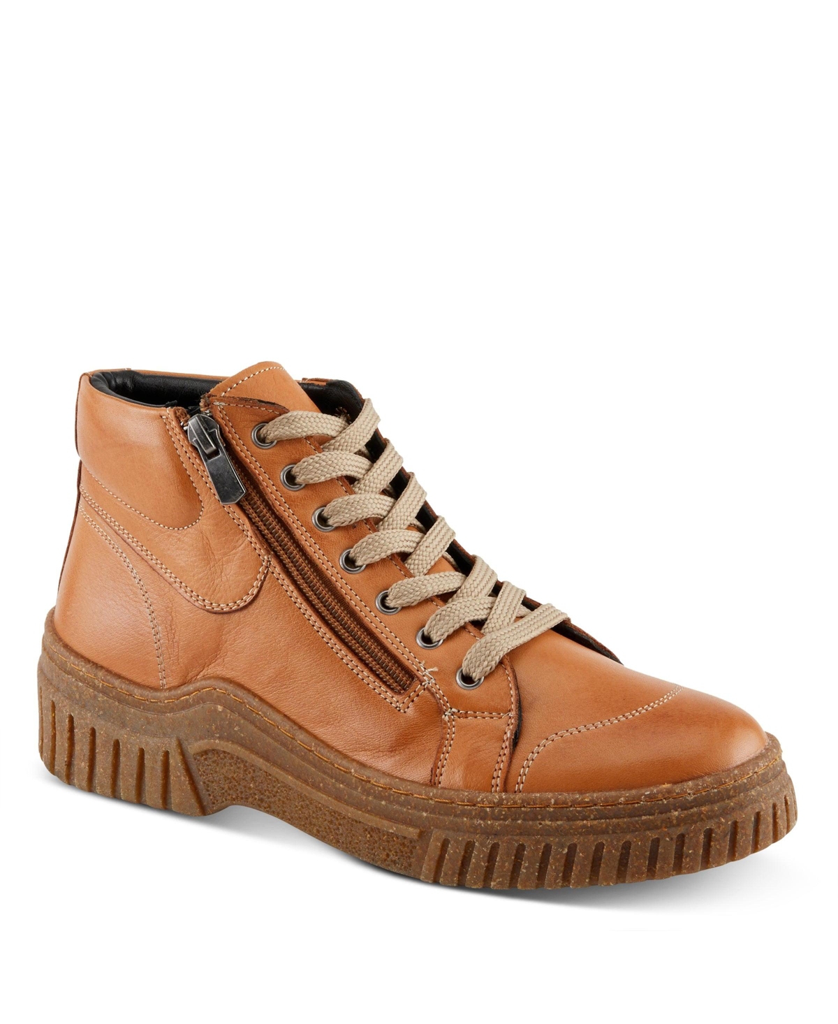 Click here for Spring Step Loeva Leather High-Top Sneaker Boot wi... prices