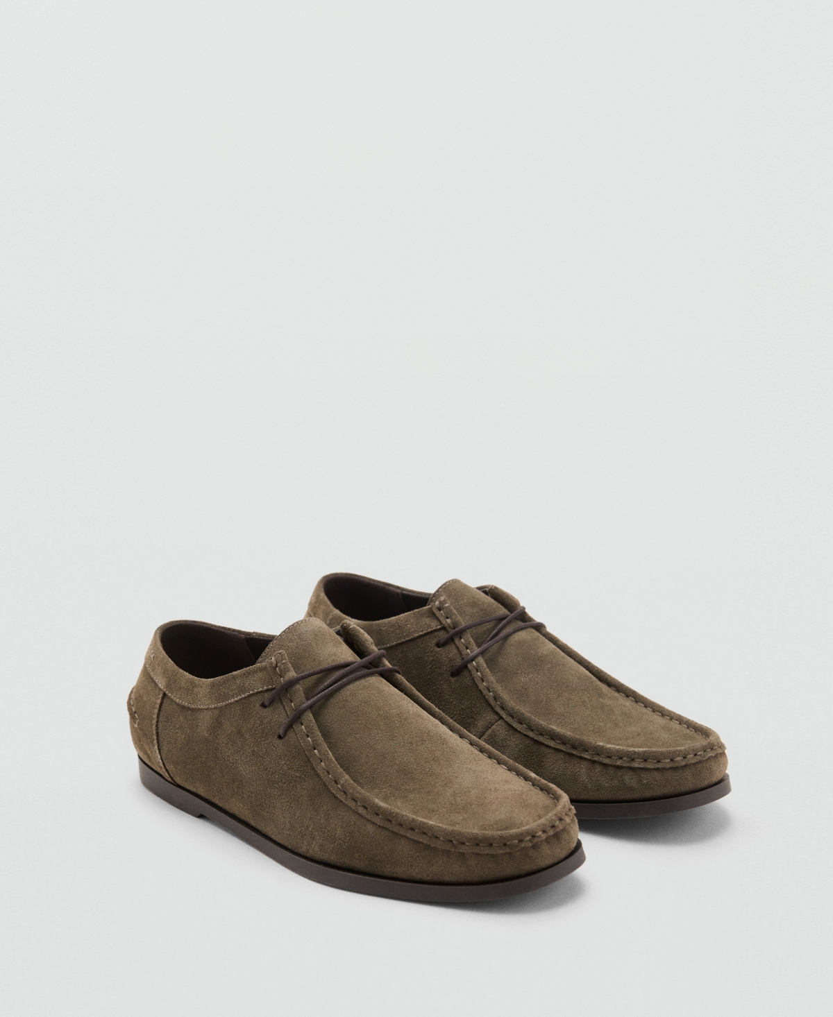 Click here for Mango Mens Suede Nautical Shoes - Khaki prices
