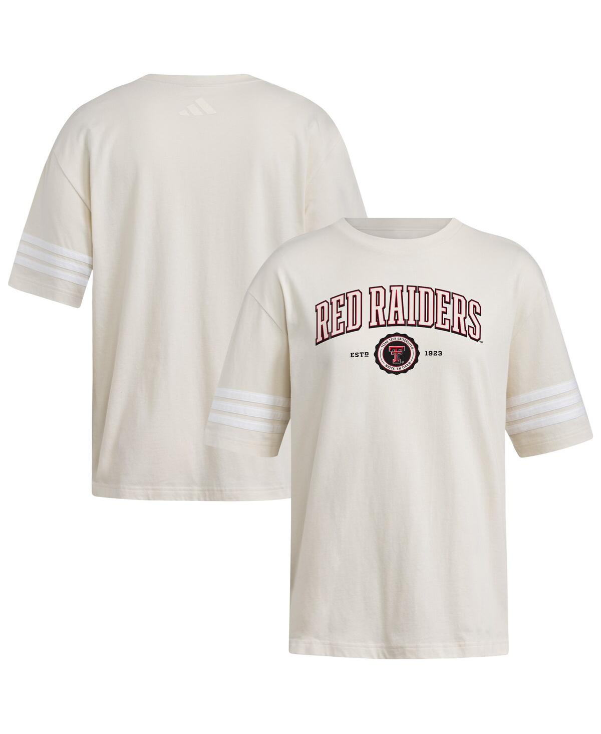 Click here for Adidas Womens Cream Texas Tech Red Raiders Fashion... prices