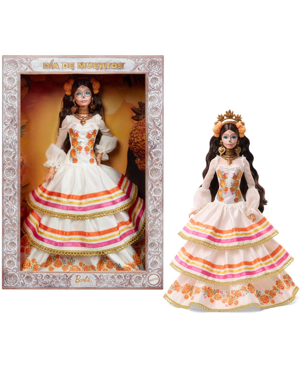 Click here for Barbie Dia de Muertos Doll - Multicolor prices