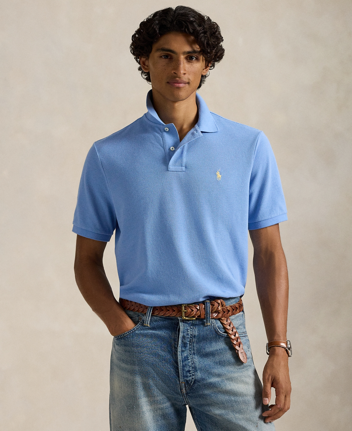 Click here for Polo Ralph Lauren Mens Classic-Fit Cotton Polo Shi... prices