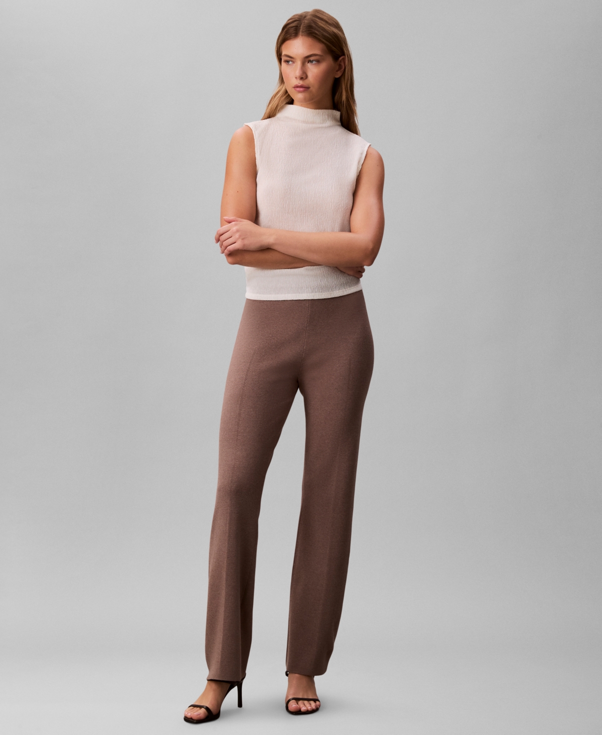 Click here for Calvin Klein Jeans Womens Half Milano Slim Pants -... prices