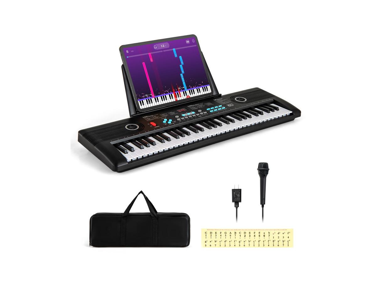 Click here for 61-Key Portable Electric Keyboard Piano for Beginn... prices