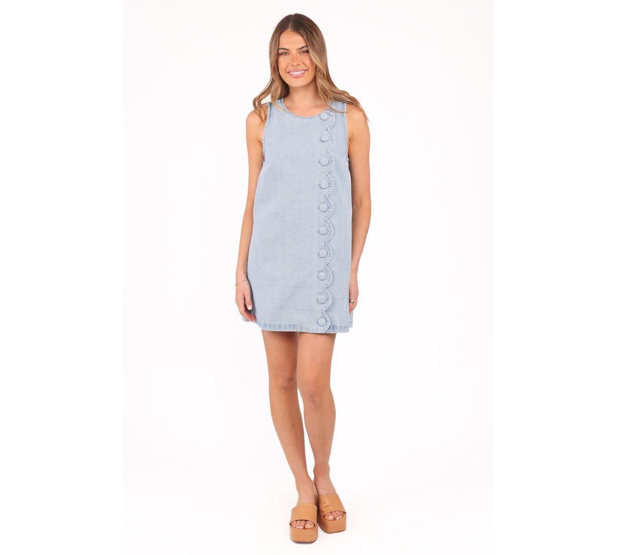 Click here for Petal and Pup Womens Sloane Mini Dress - Light Den... prices