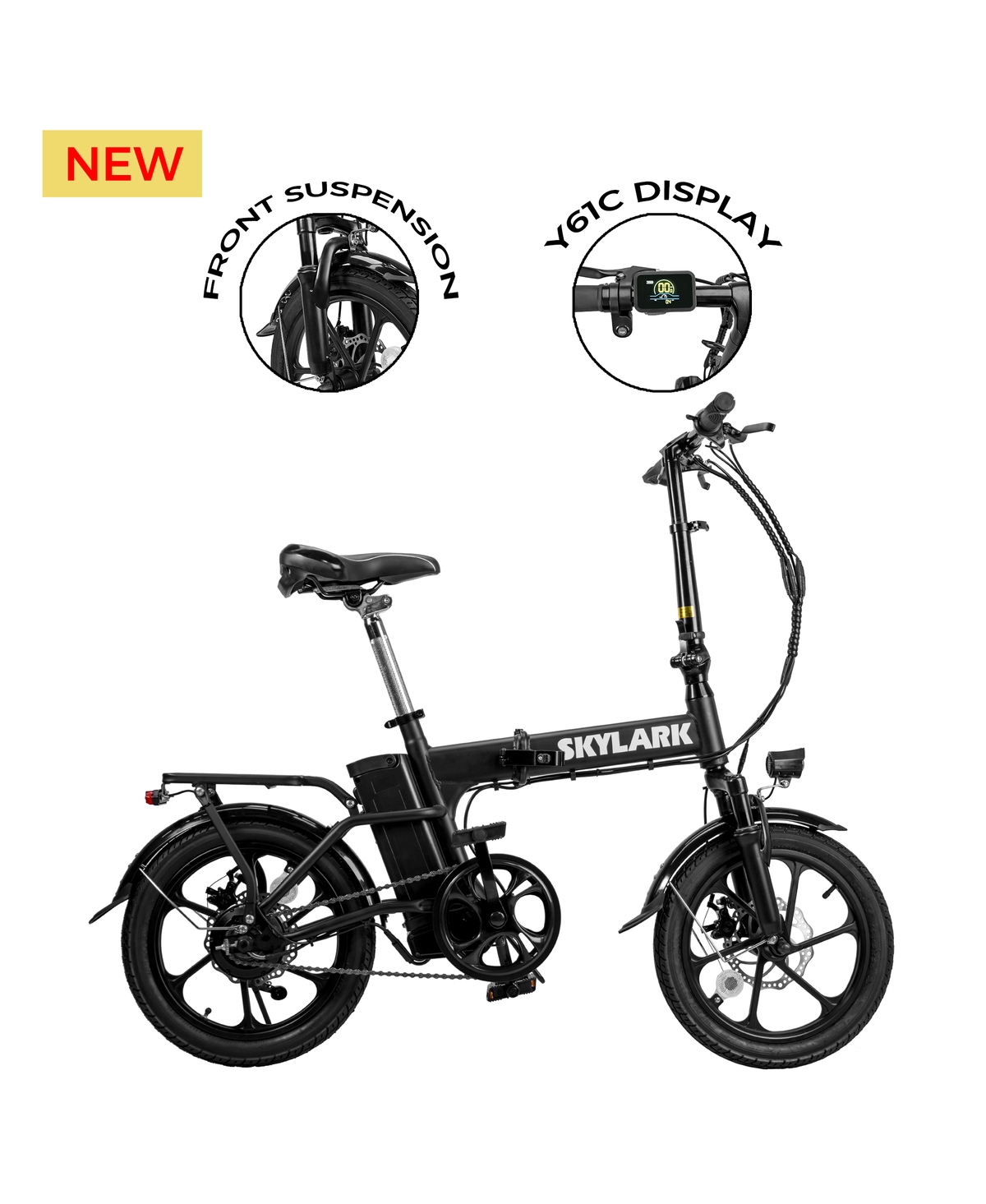 Click here for Nakto Electric Bike Skylark 2 - Black prices