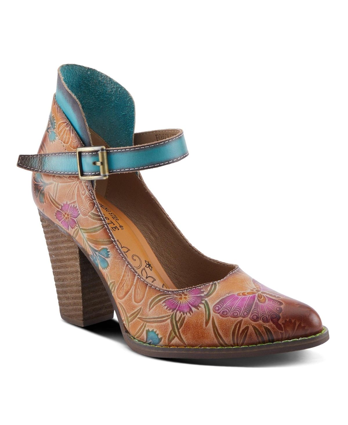 Click here for L Artiste Women s Foxglove Leather Pumps with Flor... prices