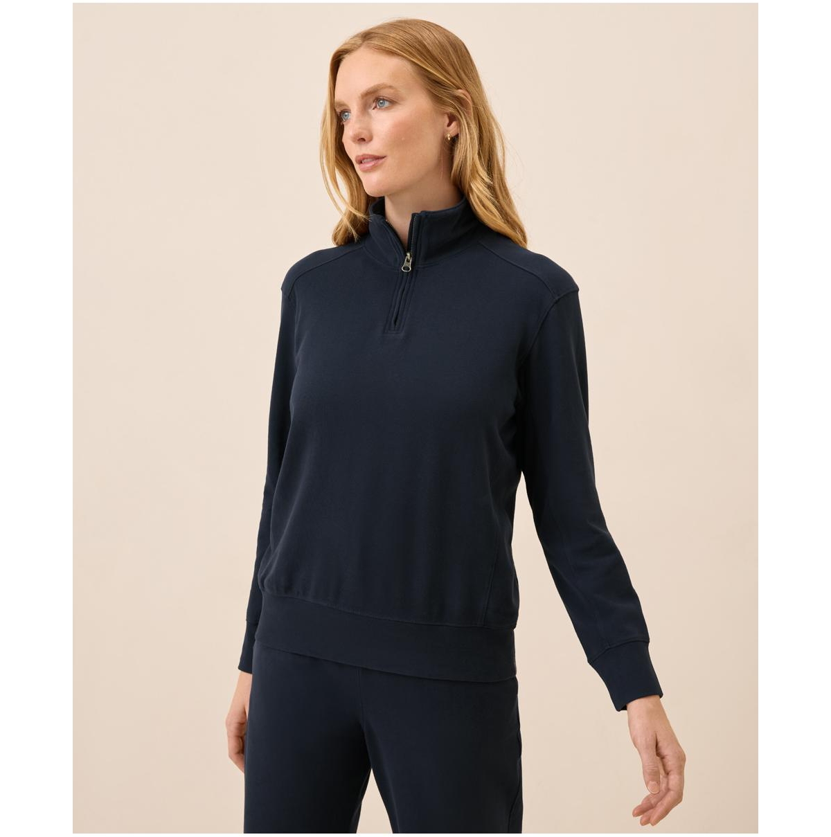 Click here for Pact Mens Organic Cotton Roam Travel Quarter Zip -... prices