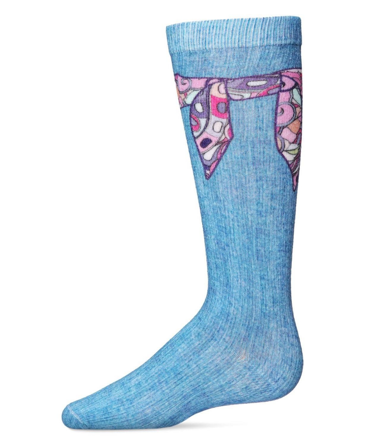 Click here for Memoi Little Girls Silk Tie Knot Cotton Blend Knee... prices