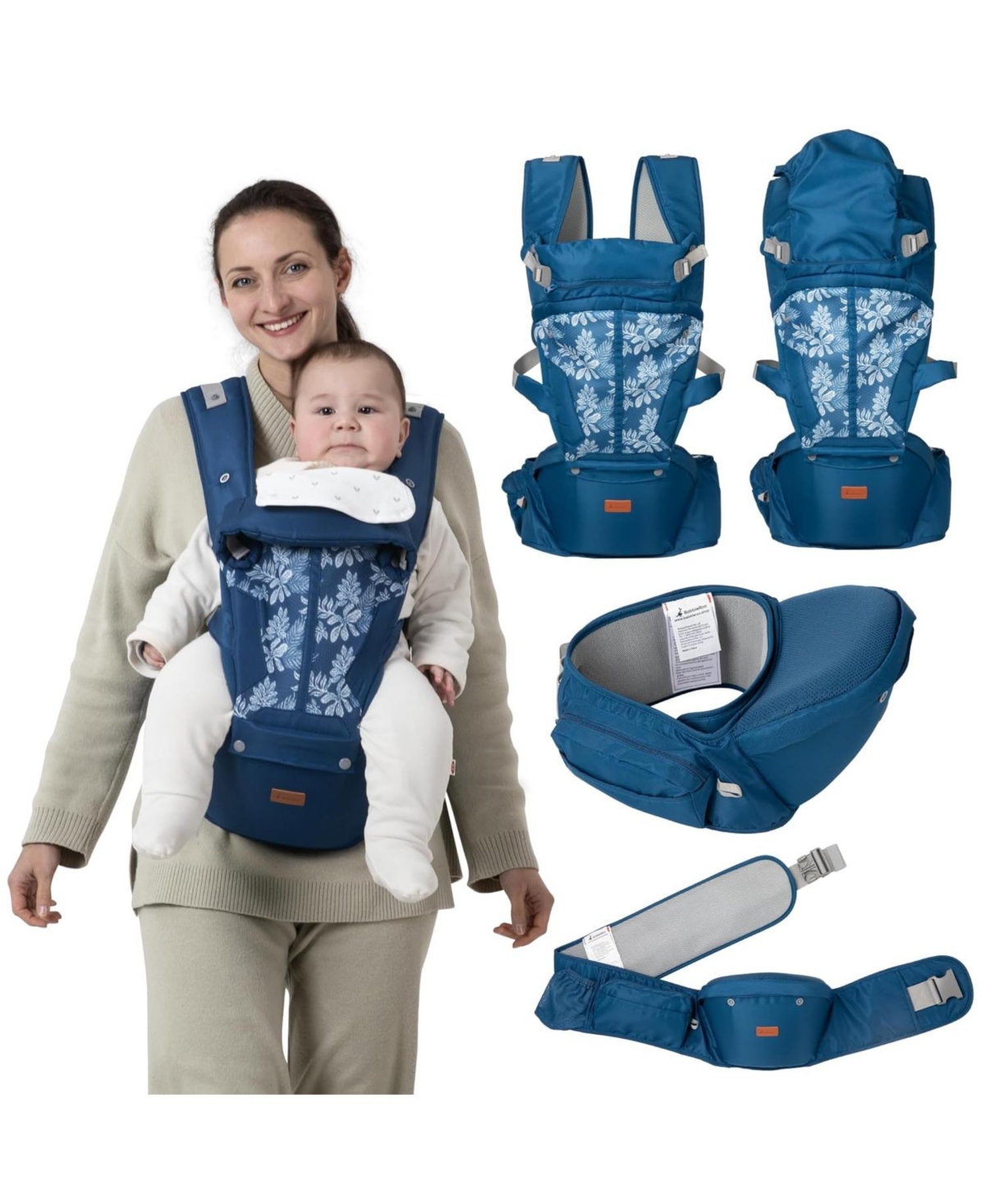Click here for BabbleRoo Kids Carrier 6-in-1 Carrier with Hip Sea... prices