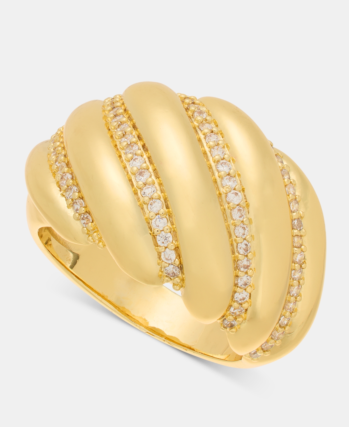 Click here for On 34th Pave Chunky Bubble Band Ring  Macys Exclus... prices