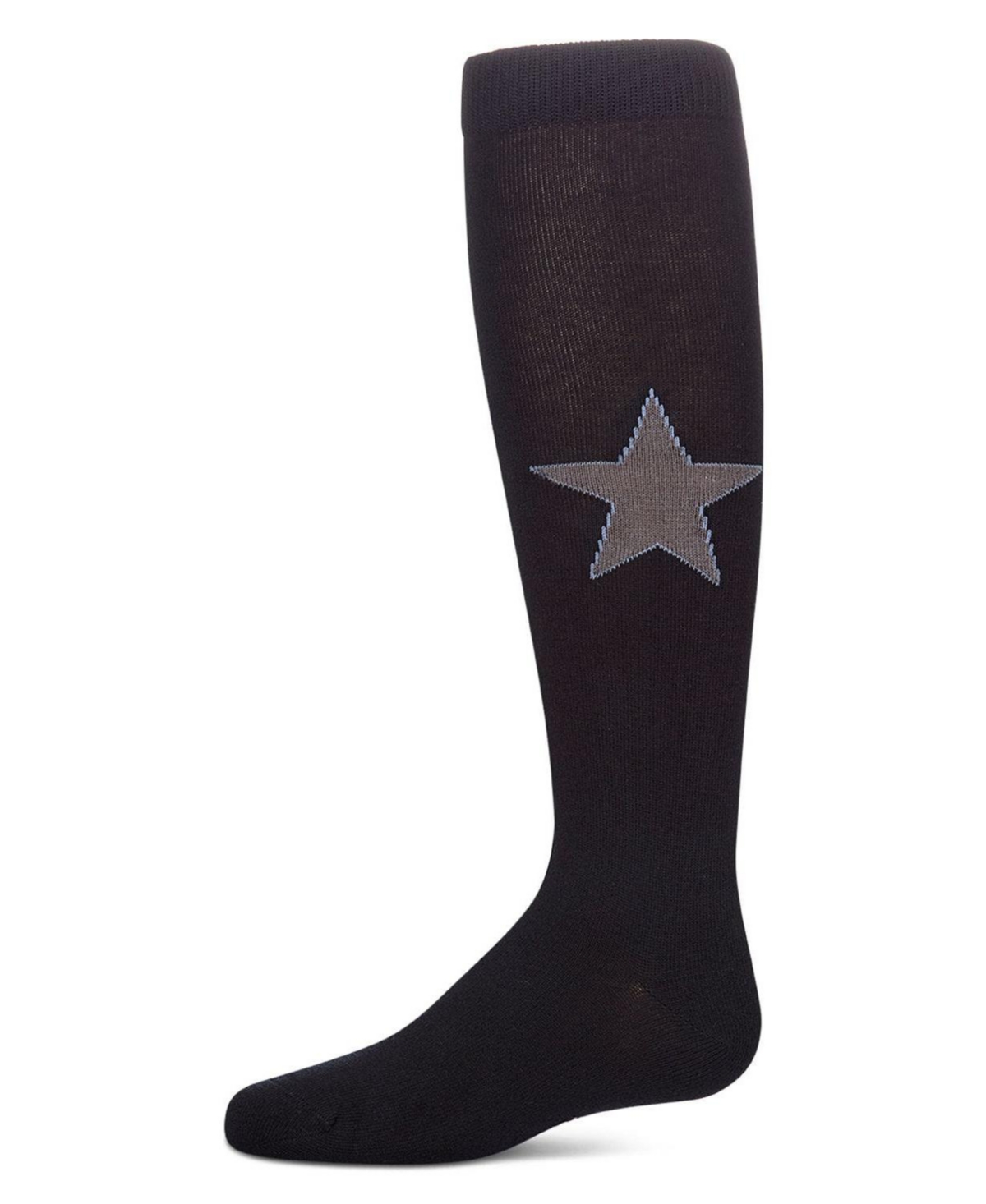 Click here for Memoi Girls Cotton-Rich Star Themed Knee Sock - Na... prices