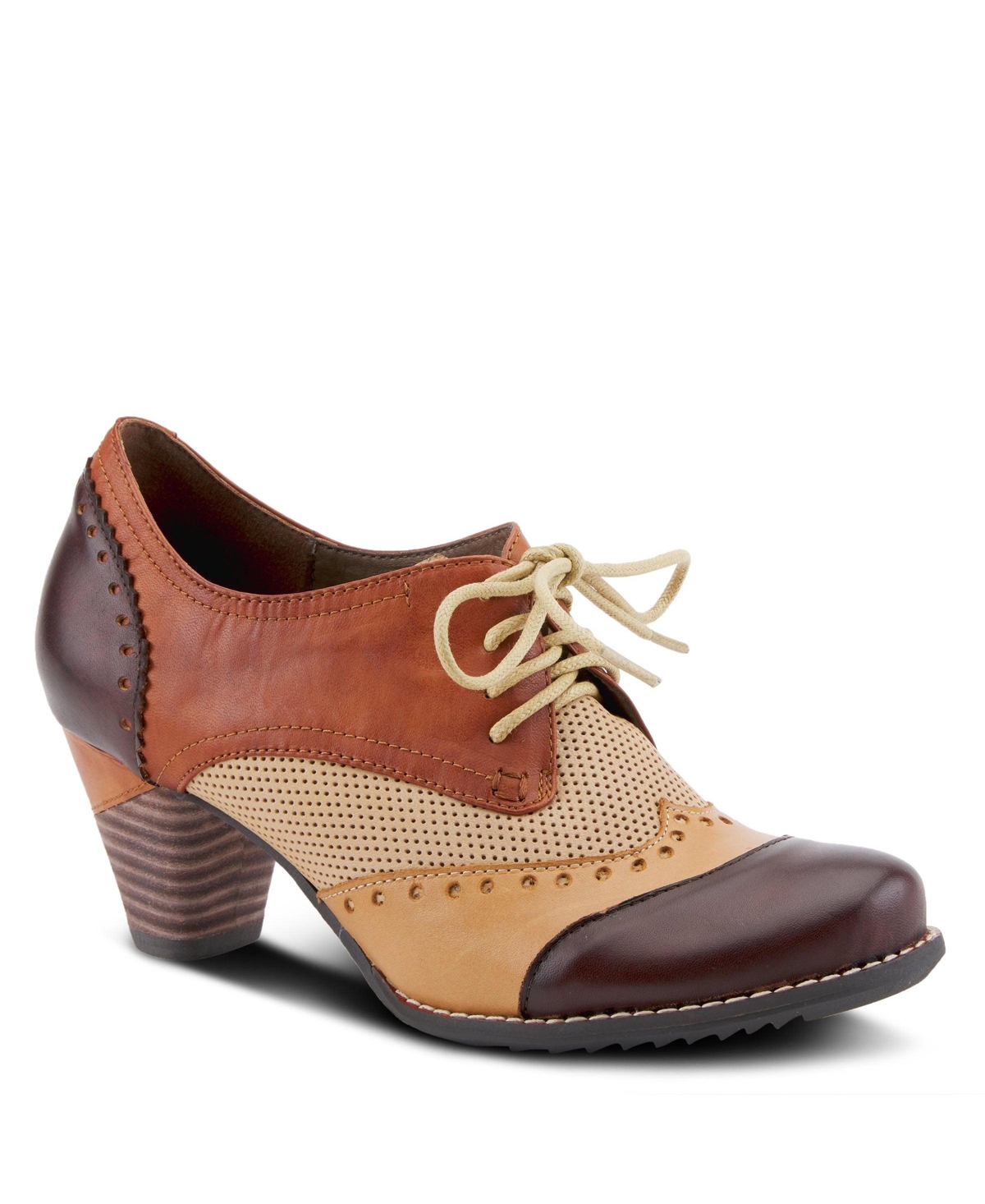 Click here for L Artiste Women s Bardot Hand-Painted Leather Oxfo... prices
